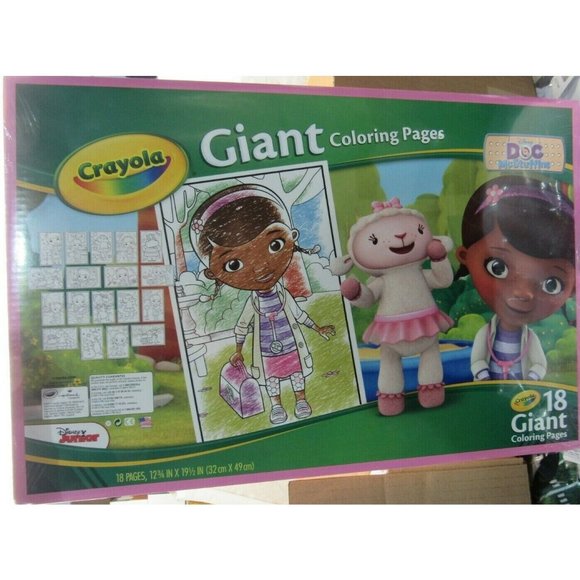 Crayola | Toys | Giant Crayola Coloring Pages Disney Doc Mcstuffins 2 ...
